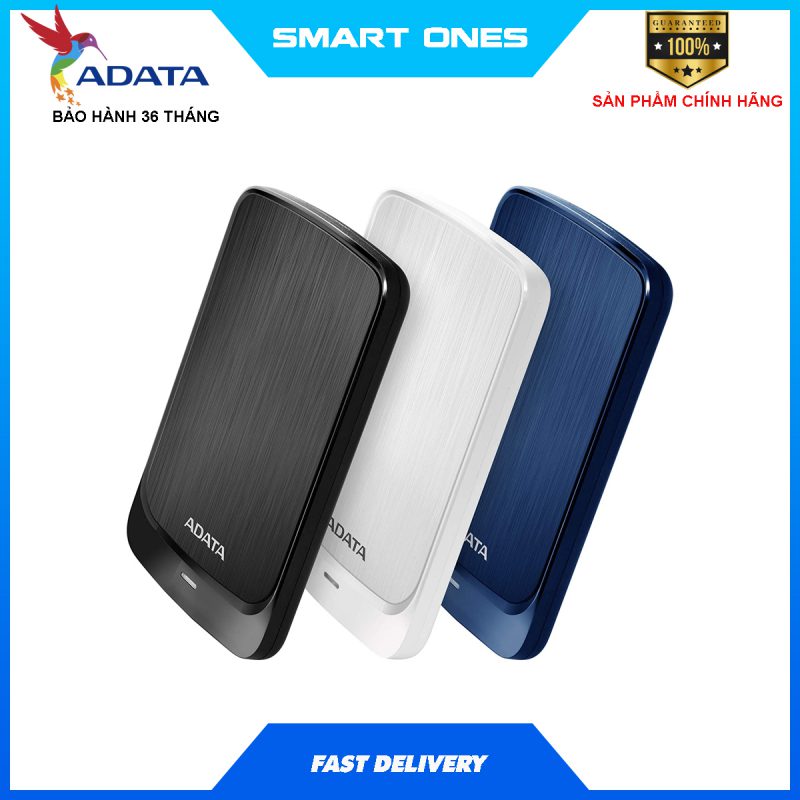 Ổ Cứng Di Động HDD ADATA HV320 1TB 2TB 4TB 5TB USB 3.2 Gen1 - Smart Ones